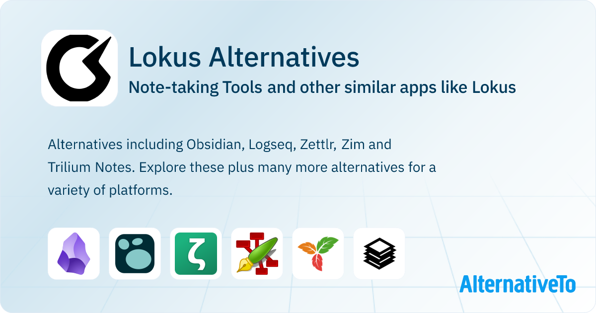 Lokus Alternatives: Top 17 Note-taking Tools & Similar Apps | AlternativeTo