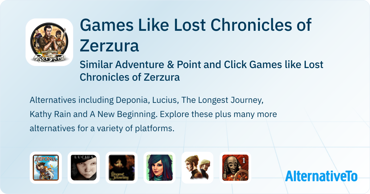 Games Like Lost Chronicles of Zerzura: Similar Adventure Games ...