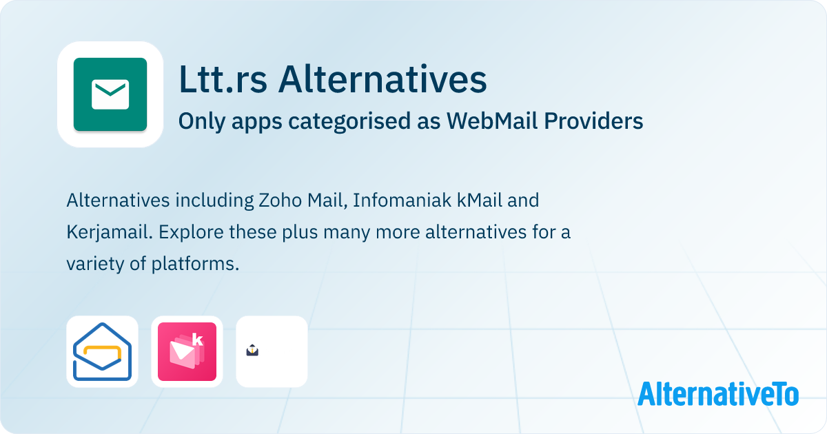 Ltt.rs Alternatives: Top 3 WebMail Providers | AlternativeTo
