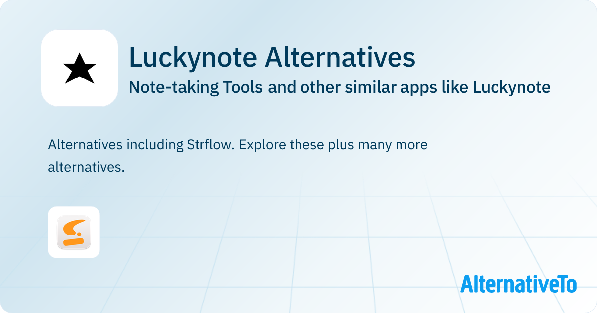 Luckynote Alternatives: Top 1 Note-taking Tools & Similar Apps ...