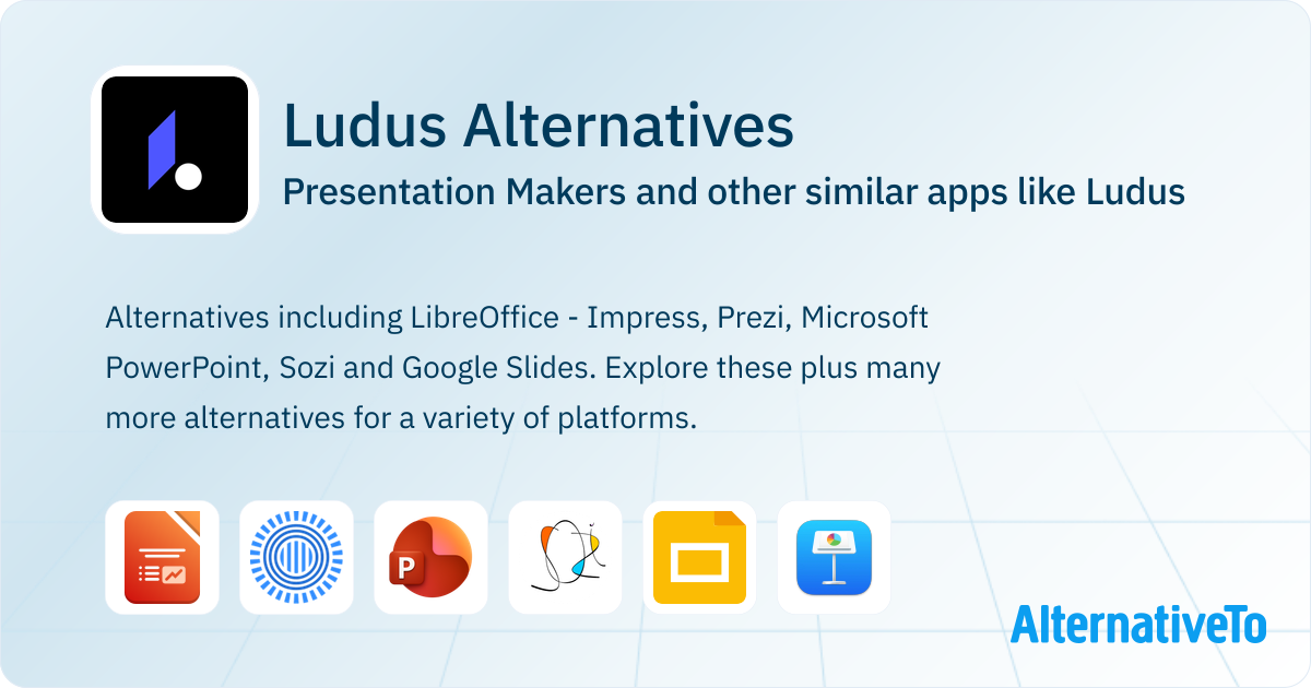 Ludus Alternatives: Top 12 Presentation Makers & Similar Websites ...