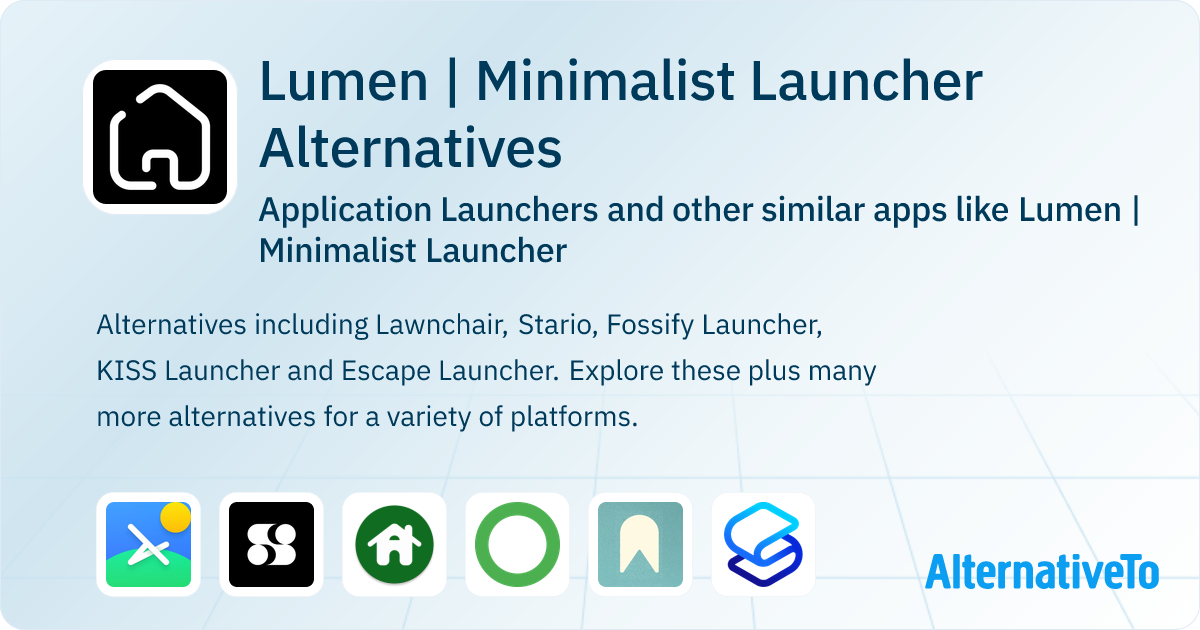 Lumen | Minimalist Launcher Alternatives: Top 12 Application Launchers ...