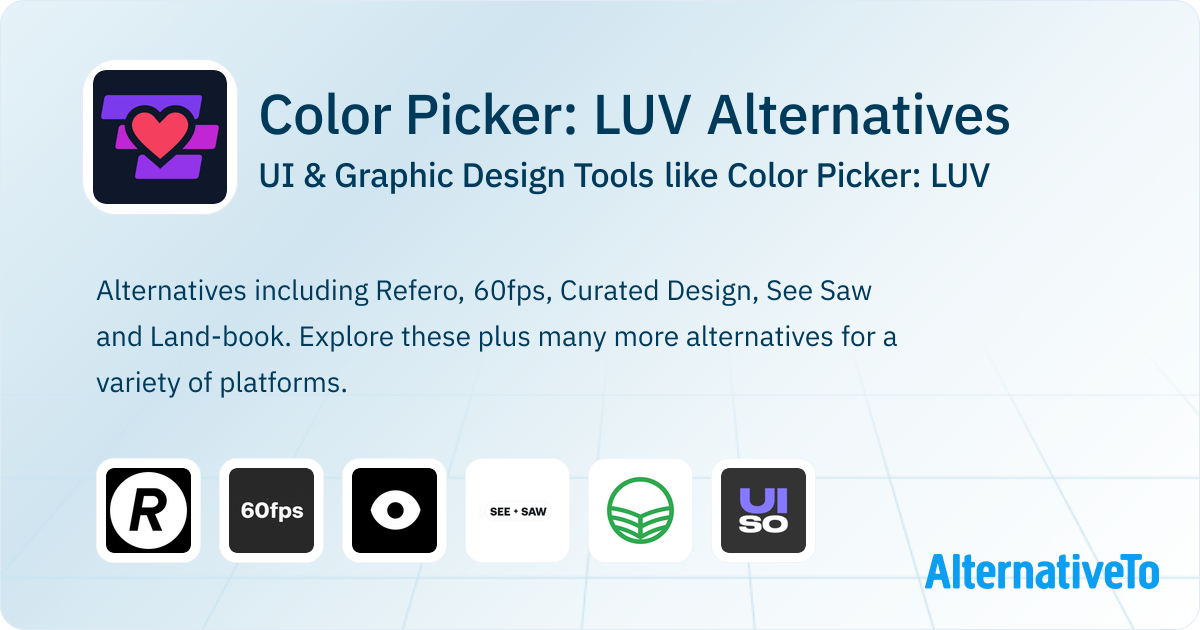 Color Picker: LUV Alternatives: Top 13 UI Design Tools | AlternativeTo