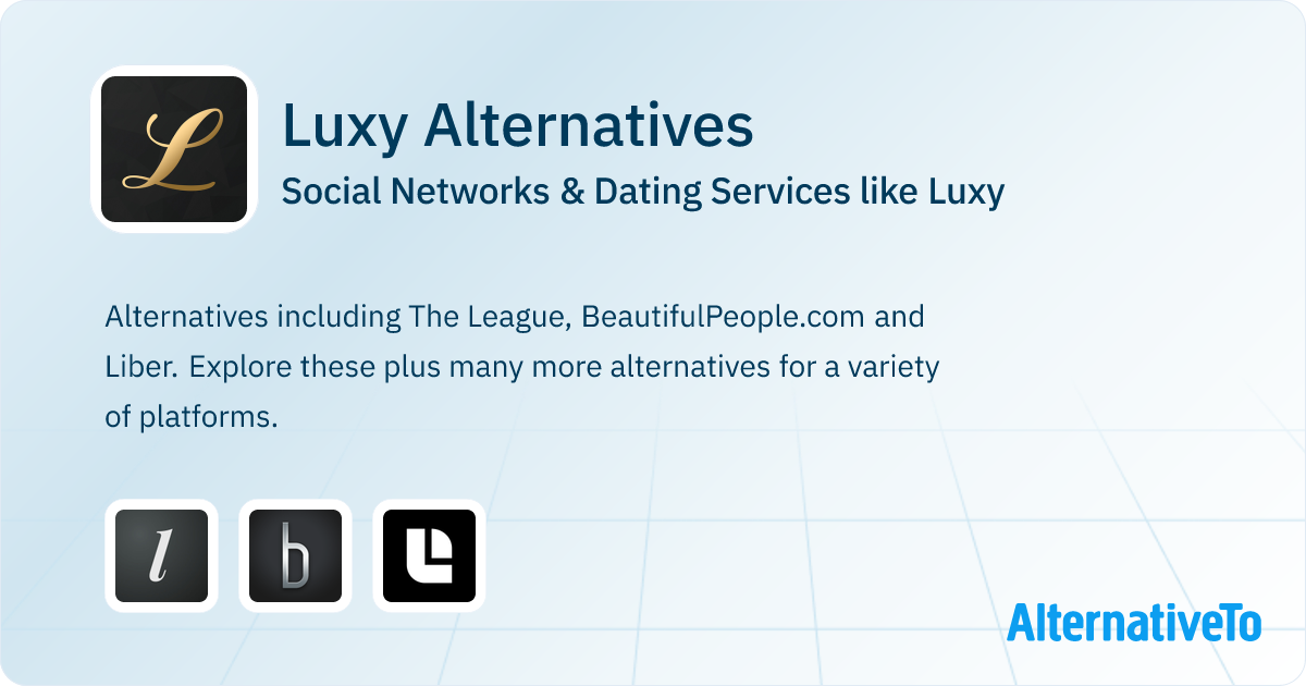 Luxy Alternatives: Top 3 Social Networks & Dating Services | AlternativeTo