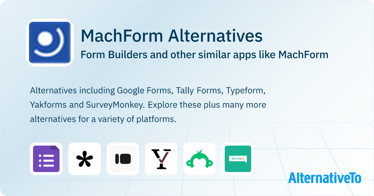 MachForm Alternatives: Top 12 Form Builders & Similar Apps | AlternativeTo