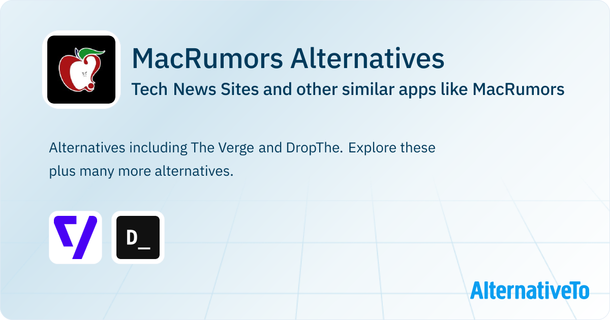 MacRumors Alternatives: Top 2 Tech News Sites & Similar Websites ...