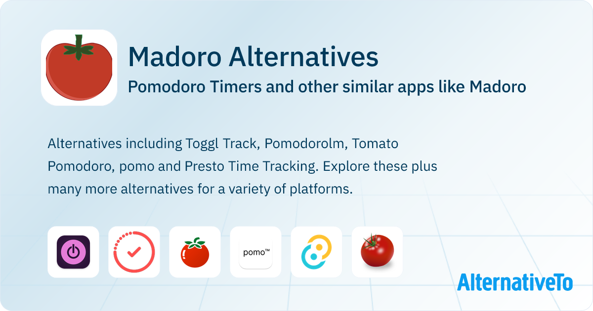 Madoro Alternatives: Top 12 Pomodoro Timers & Similar Apps | AlternativeTo