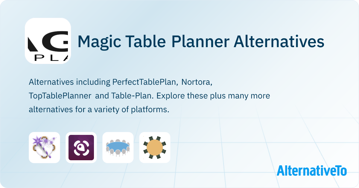 Magic Table Planner Alternatives - Explore Similar Sites & Apps ...