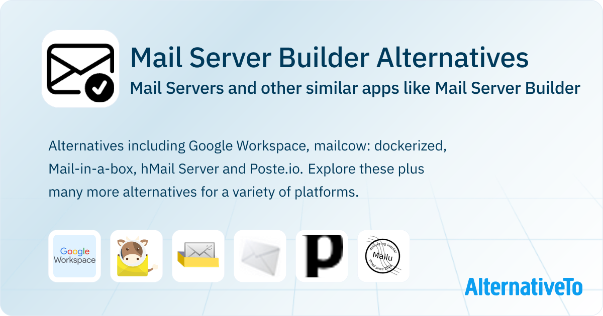 Mail Server Builder Alternatives: Top 6 Mail Servers & Similar Apps ...