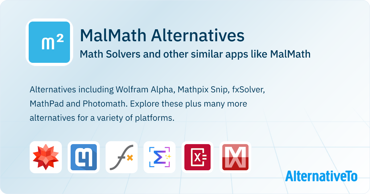 MalMath Alternatives: Top 12 Math Solvers & Similar Apps | AlternativeTo