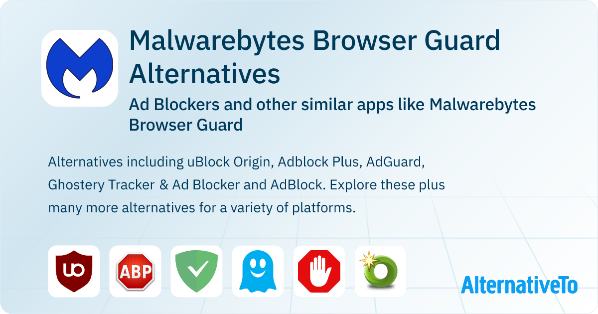 Malwarebytes Browser Guard Alternatives: Top 12 Ad Blockers & Similar ...