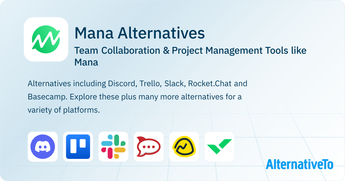Mana Alternatives: Top 9 Team Collaboration Tools | AlternativeTo
