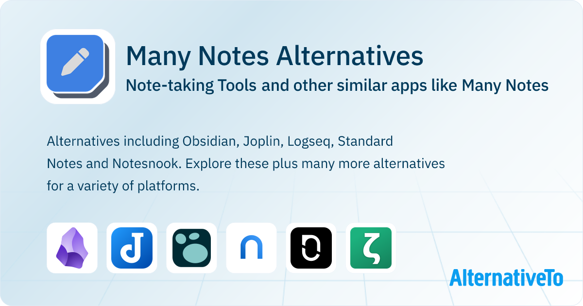 Many Notes Alternatives: Top 12 Note-taking Tools & Similar Apps ...