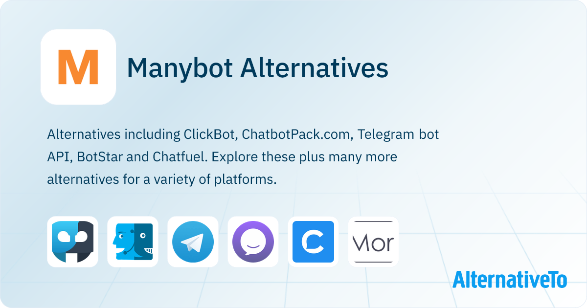 Manybot Alternatives - Explore Similar Sites & Apps | AlternativeTo