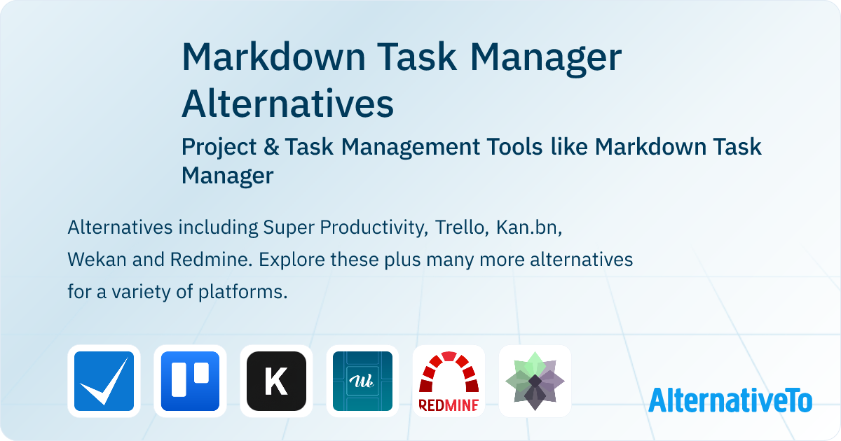 Markdown Task Manager Alternatives: Project Management Tools - Page 4 ...