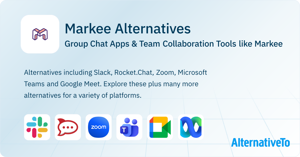 Markee Alternatives: Top 8 Group Chat Apps | AlternativeTo