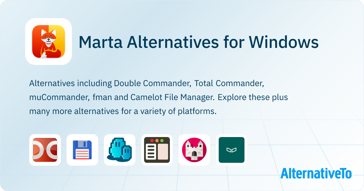 Marta Alternatives for Windows: Top 6 File Managers & Similar Apps ...