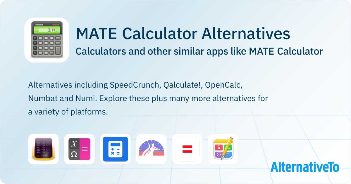 MATE Calculator Alternatives: Top 12 Calculators & Similar Apps ...