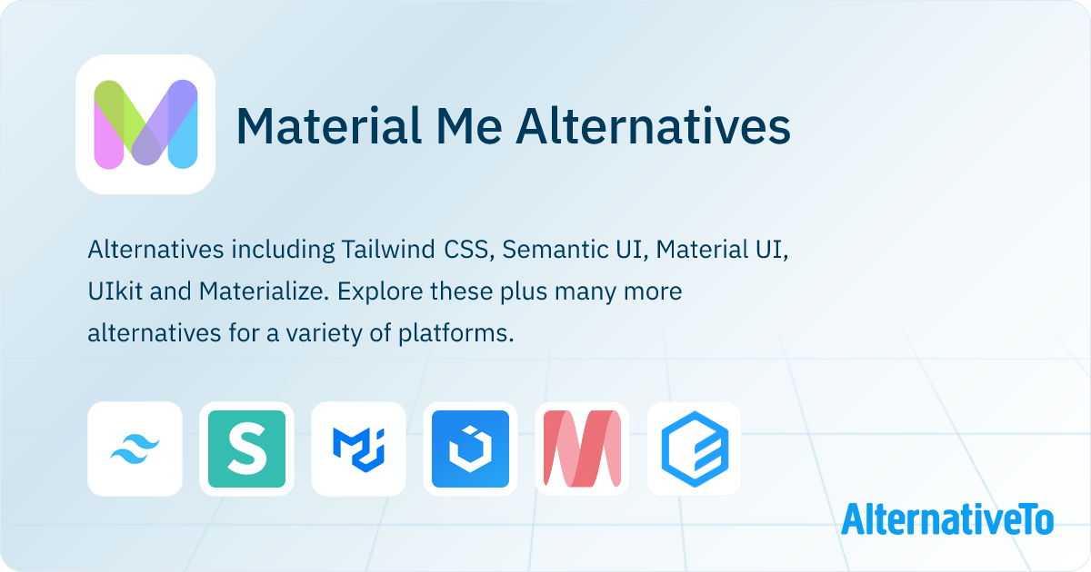 Material Me Alternatives - Explore Similar Sites & Apps | AlternativeTo