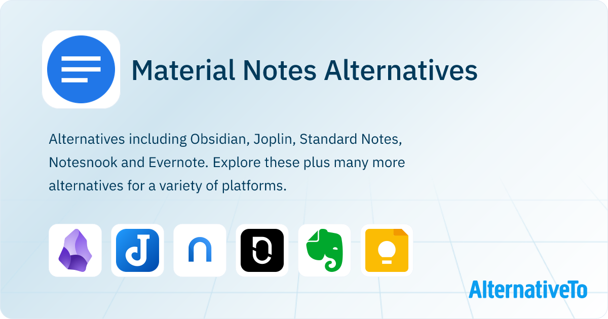 Material Notes Alternatives - Explore Similar Apps | AlternativeTo