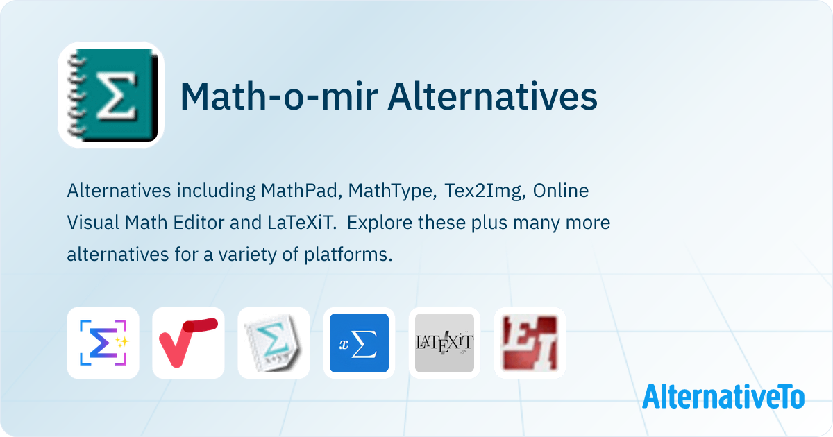 Math-o-mir Alternatives - Explore Similar Software | AlternativeTo