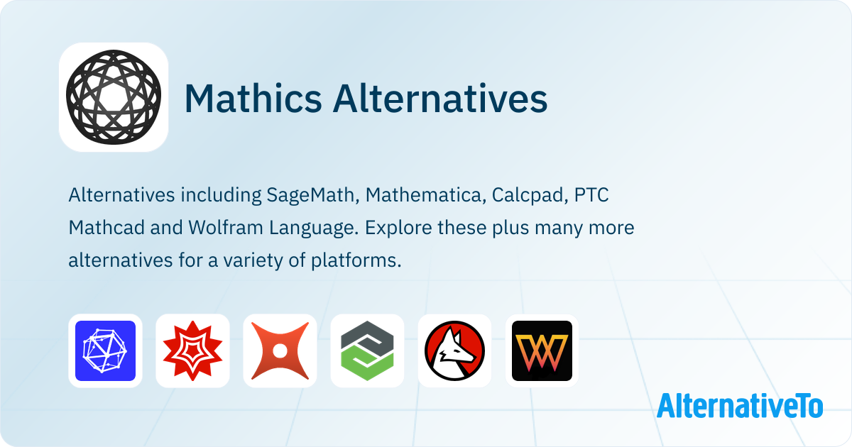 Mathics Alternatives - Explore Similar Software | AlternativeTo