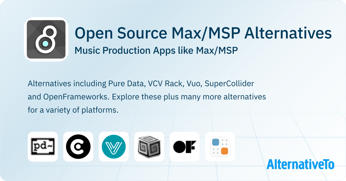 Open Source Max/MSP Alternatives: Top 12 Music Production & Similar ...