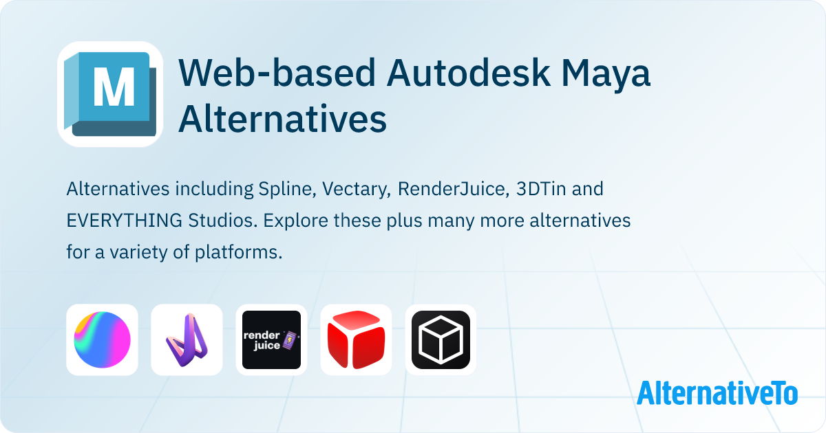 Autodesk Maya Alternatives: Top 5 Web-based 3D Modelers | AlternativeTo