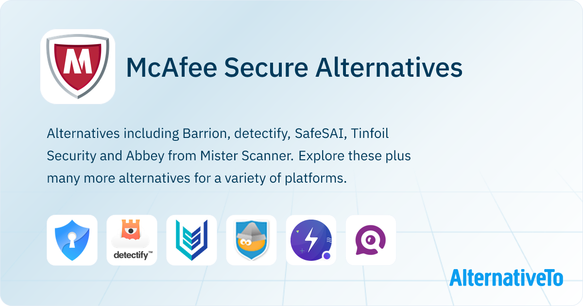 McAfee Secure Alternatives - Explore Similar Sites & Apps | AlternativeTo