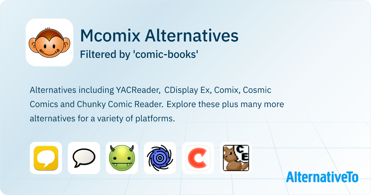 Mcomix Alternatives filtered by 'comic-books' | AlternativeTo