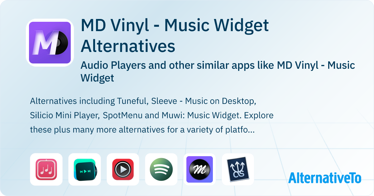 MD Vinyl - Music Widget Alternatives: Top 17 Audio Players & Similar ...