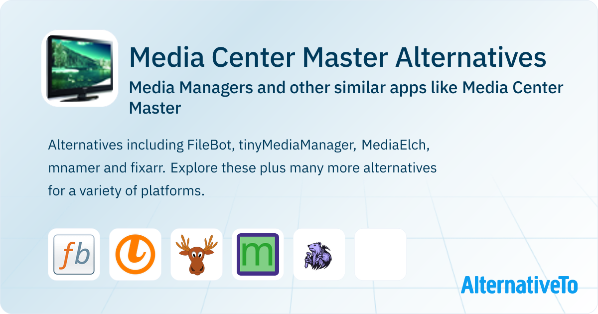 Media Center Master Alternatives: Top 8 Media Managers & Similar Apps ...