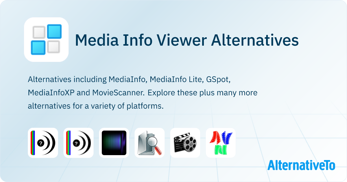 Media Info Viewer Alternatives - Explore Similar Software | AlternativeTo
