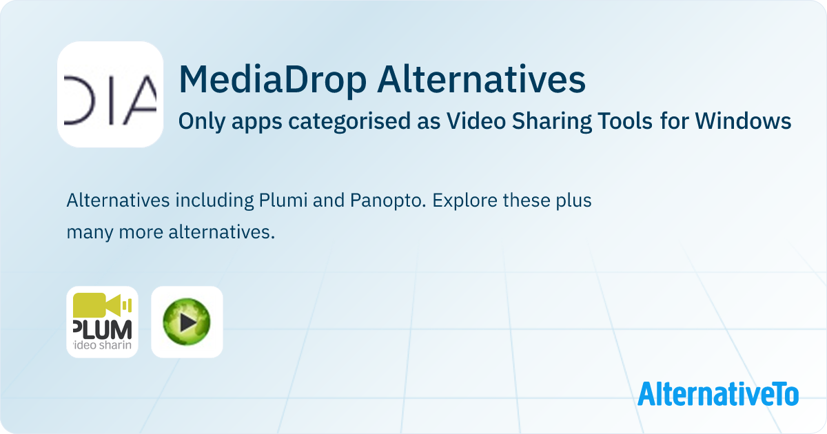 MediaDrop Alternatives for Windows: Top 2 Video Sharing Tools ...