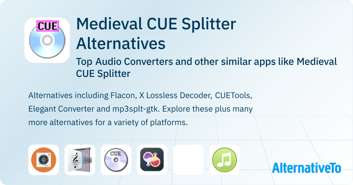 Great Medieval CUE Splitter Alternatives: Top Audio Converters ...