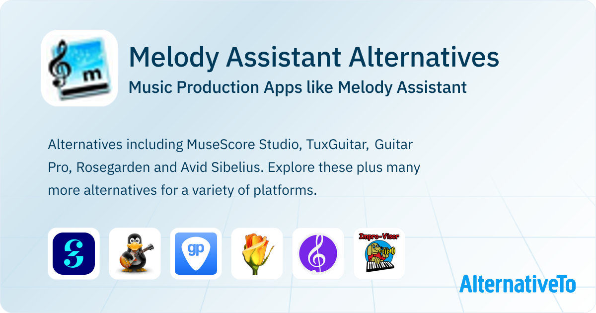 Melody Assistant Alternatives: Top 12 Music Production & Similar Apps ...
