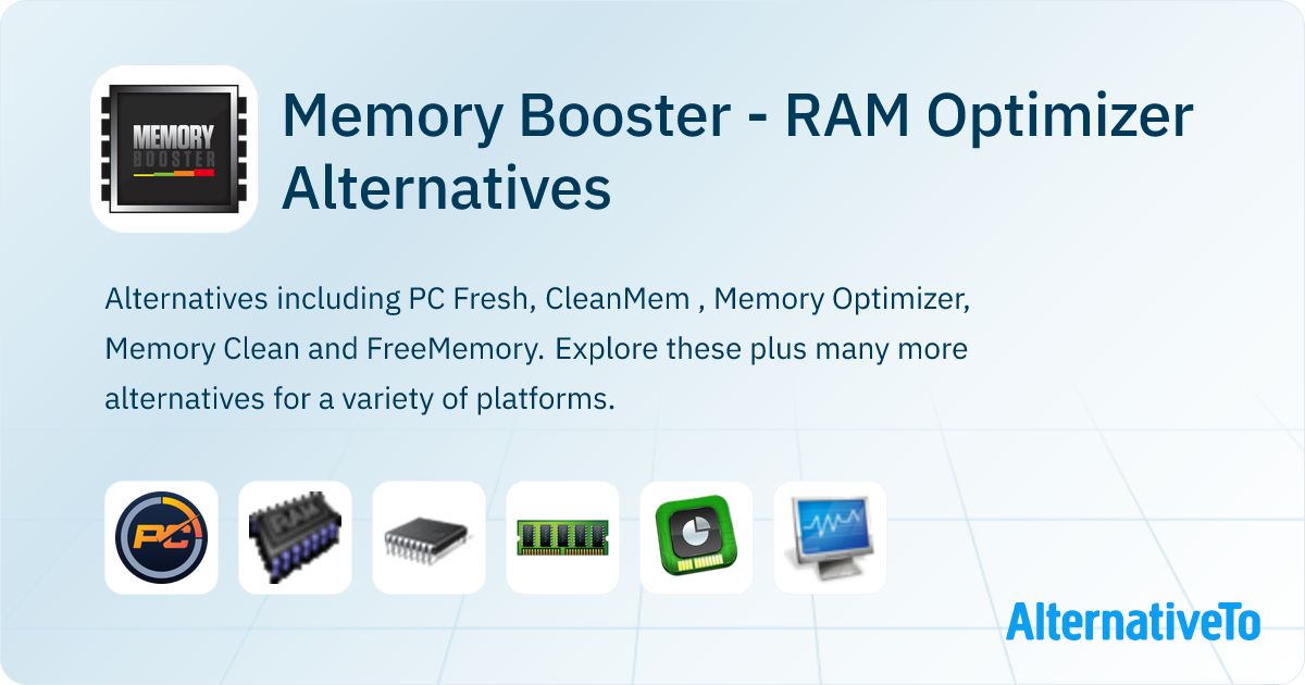 Memory Booster - RAM Optimizer Alternatives - Explore Similar Software ...