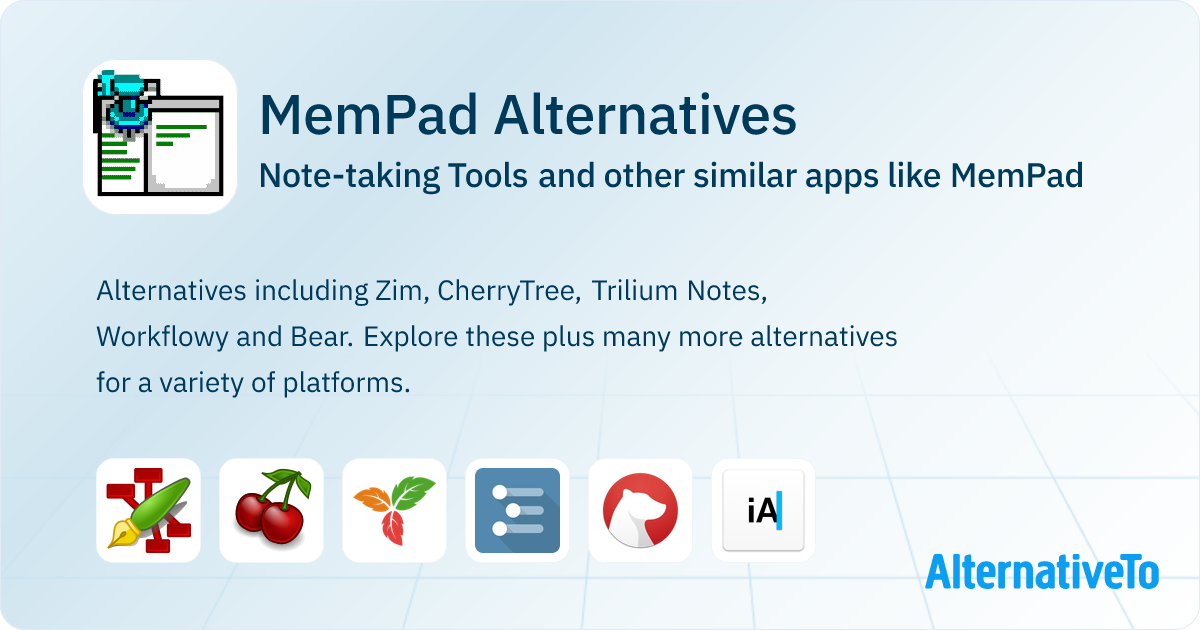 MemPad Alternatives: Top 21 Note-taking Tools & Similar Apps ...