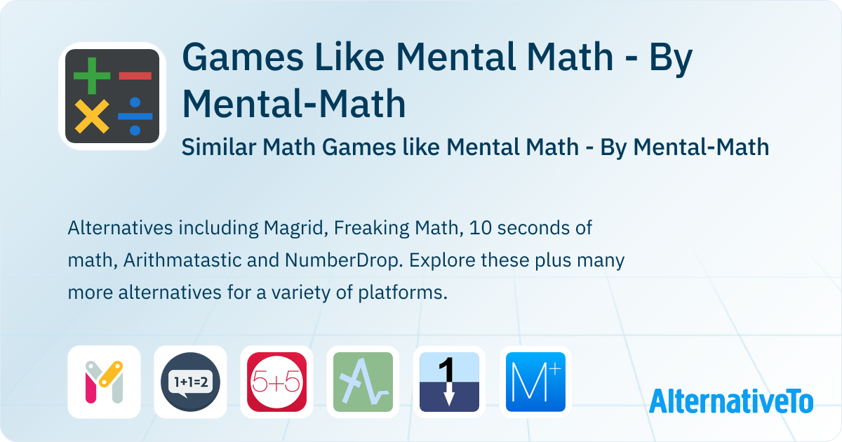 Games Like Mental Math - By Mental-Math: Similar Math Games 2025 ...