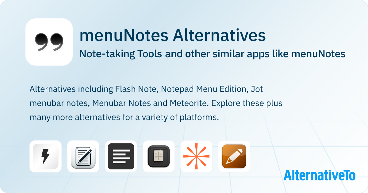 menuNotes Alternatives: Top 9 Note-taking Tools & Similar Apps ...
