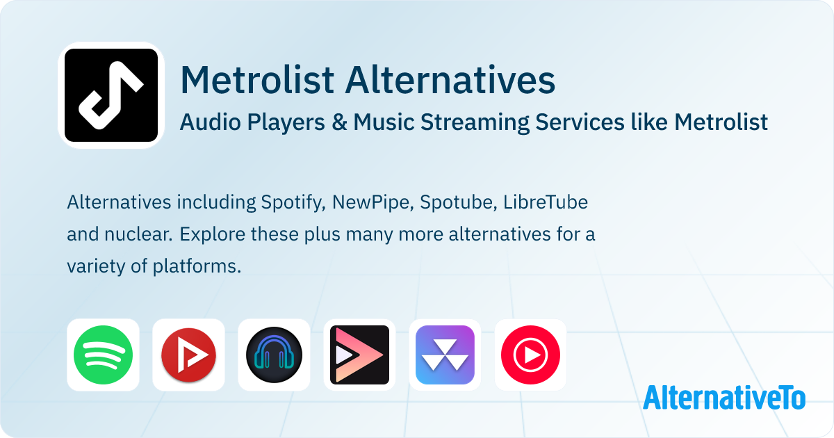 Metrolist Alternatives: Top 12 Audio Players | AlternativeTo