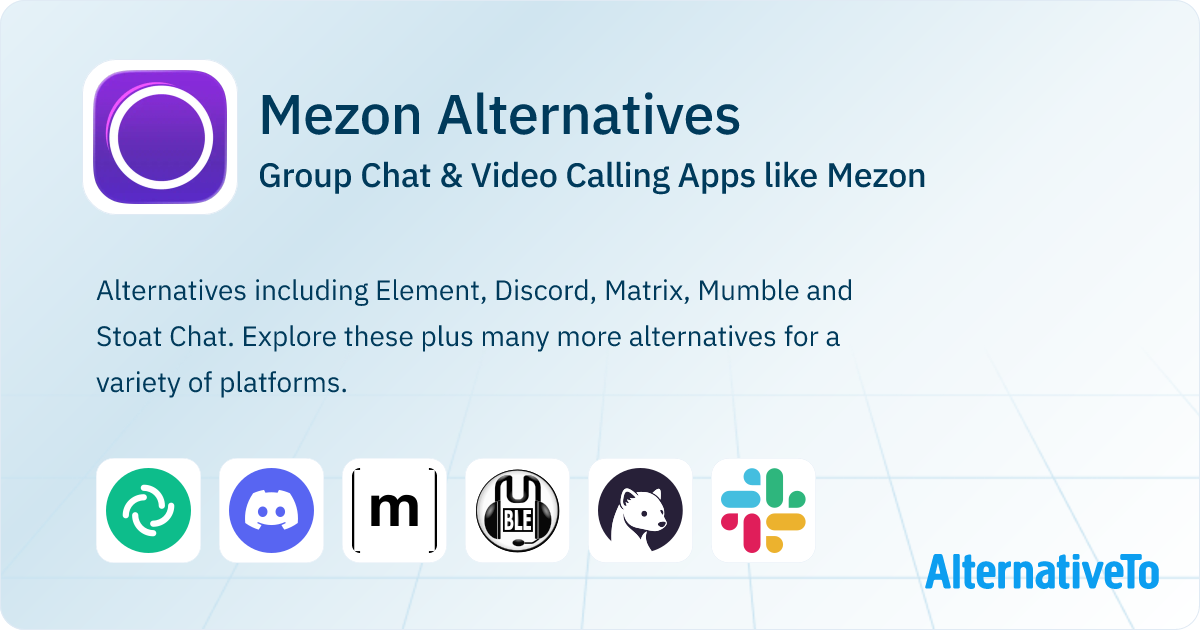 Mezon Alternatives: Top 12 Group Chat & Video Calling Apps | AlternativeTo