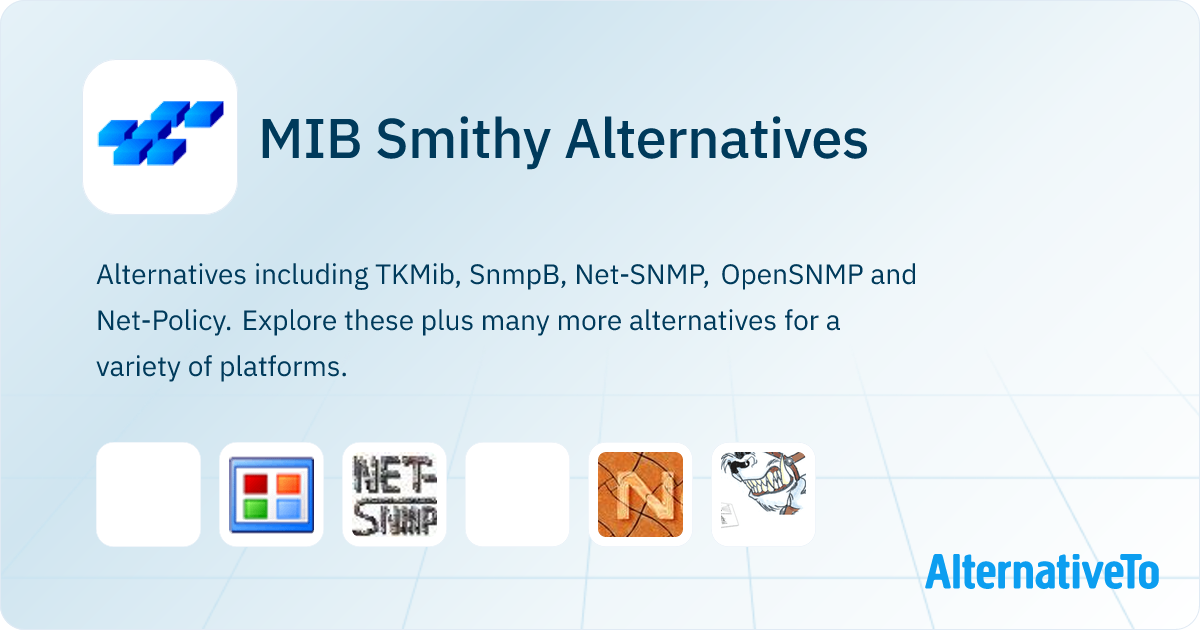 MIB Smithy Alternatives - Explore Similar Software | AlternativeTo
