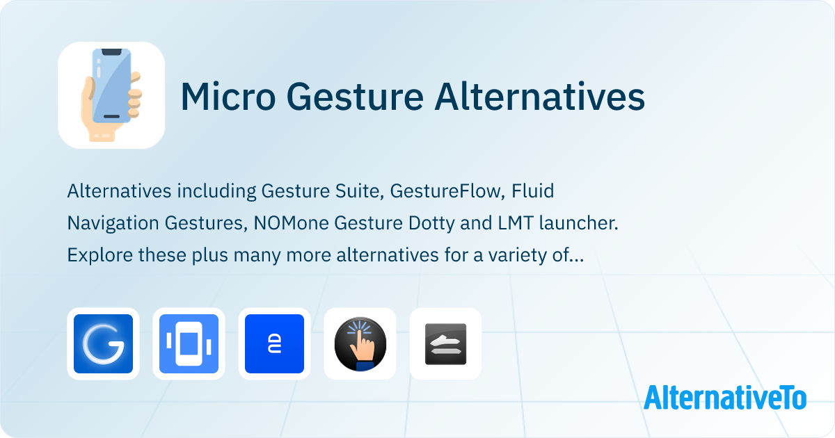 Micro Gesture Alternatives and Similar Apps | AlternativeTo