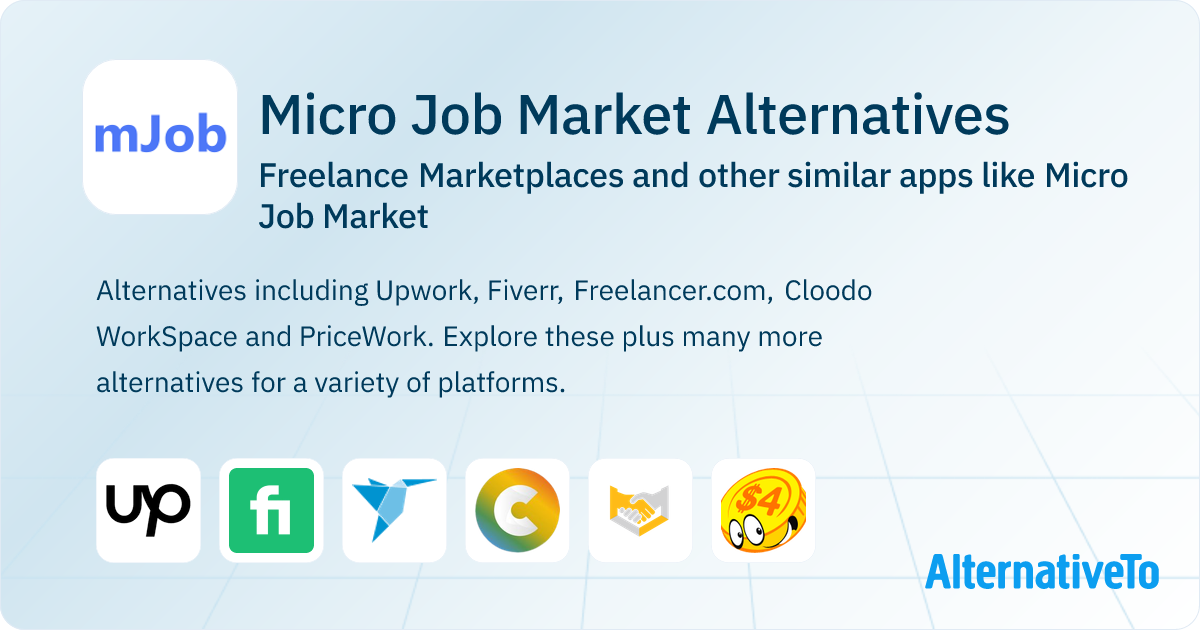 Micro Job Market Alternatives: Top 12 Freelance Marketplaces & Similar ...