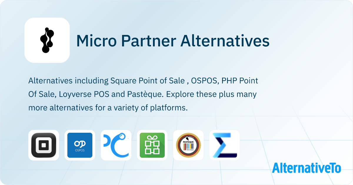 Micro Partner Alternatives - Explore Similar Software | AlternativeTo