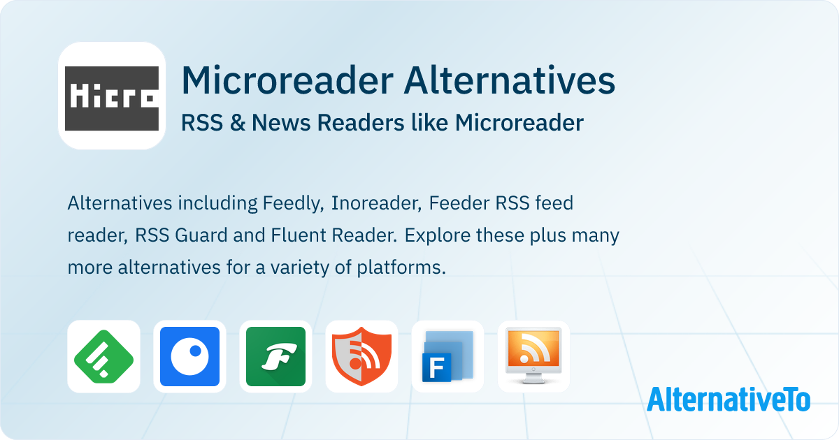 Microreader Alternatives: RSS & News Readers - Page 2 | AlternativeTo