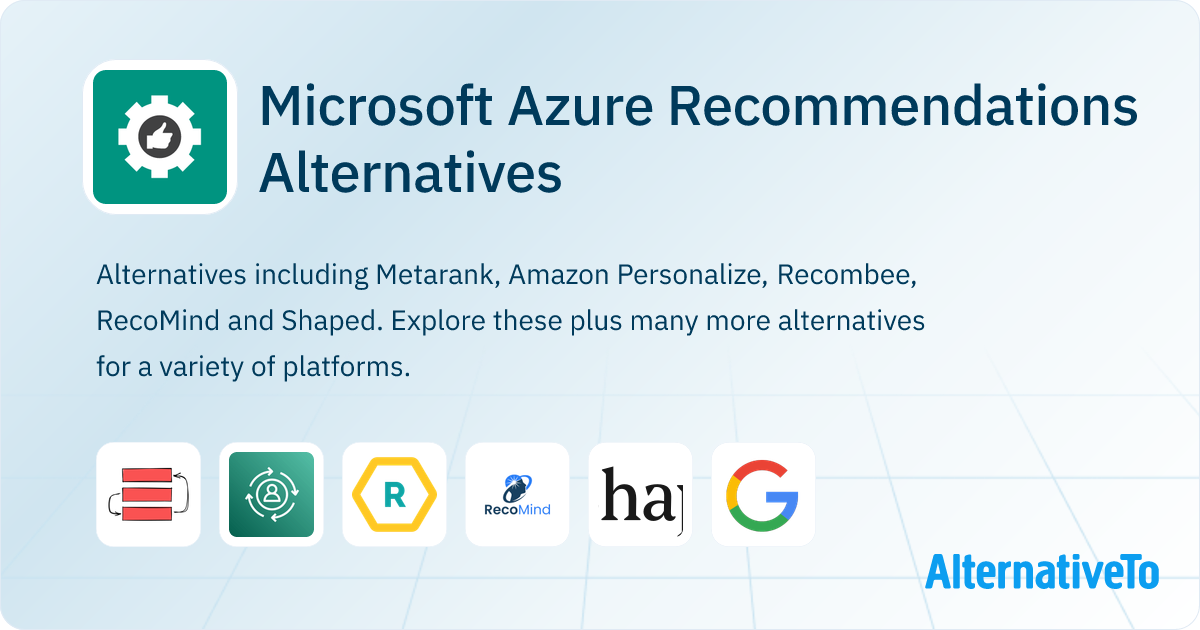 Microsoft Azure Recommendations Alternatives - Explore Similar Sites ...