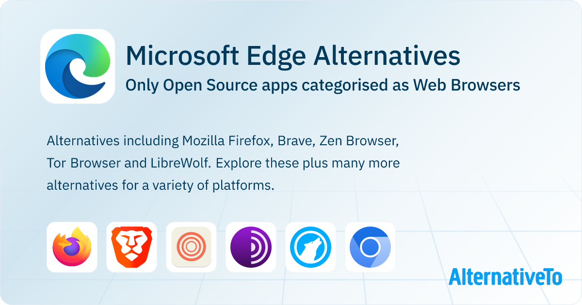 Open Source Microsoft Edge Alternatives: Top 12 Web Browsers ...