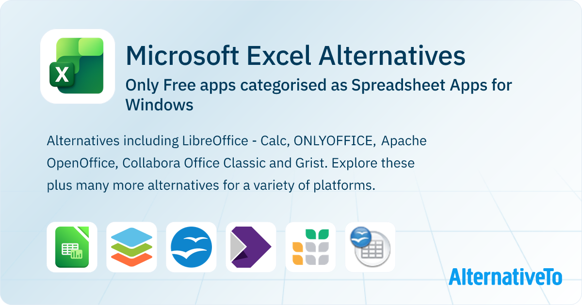 Free Microsoft Excel Alternatives for Windows: Top 12 Spreadsheet Apps ...